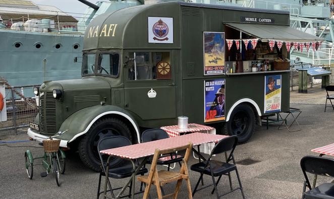 The NAAFI Wagon – The Original War Time Working Tea Wagon